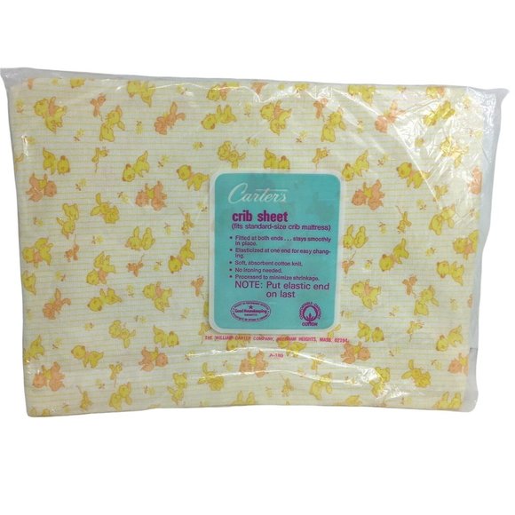 Carter's | Bedding | Carters Vintage Fitted Baby Crib Sheet Mid Century ...